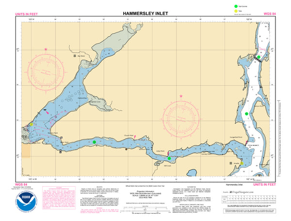 Puget Sound Kayaking Nautical Chart Set - FrugalNavigator.com