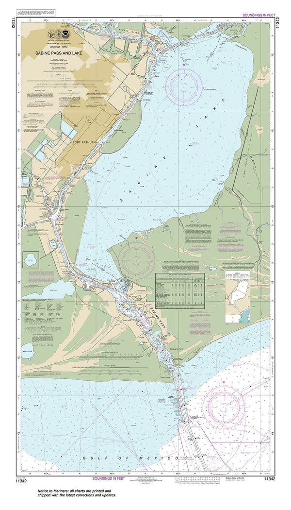NOAA Chart 11342 - FrugalNavigator.com