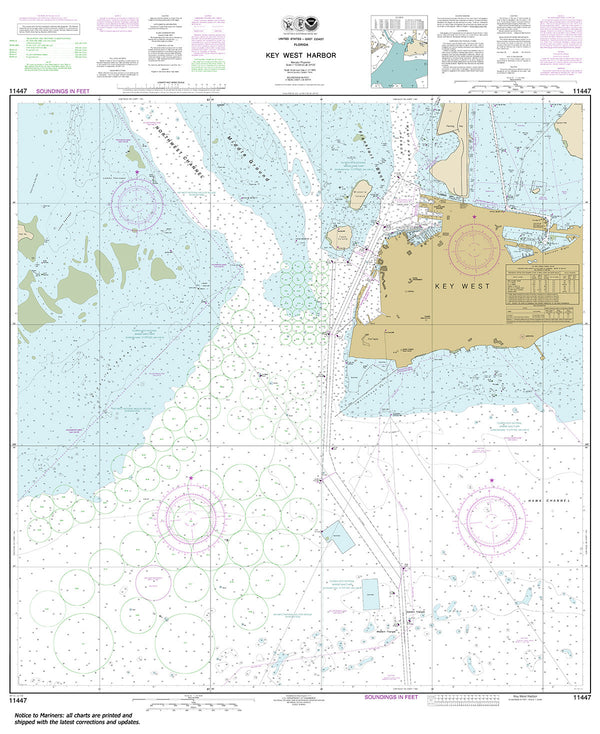 NOAA Chart 11447 - FrugalNavigator.com