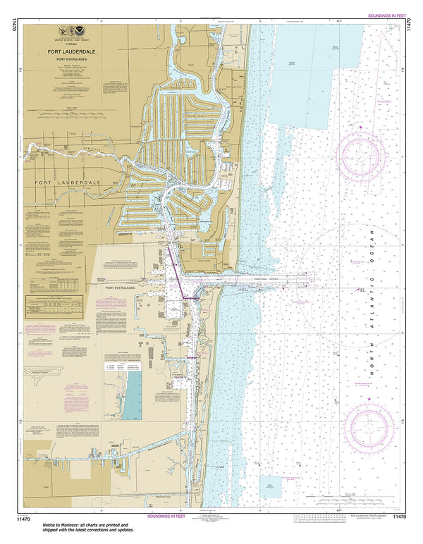 NOAA Chart 11470 - FrugalNavigator.com
