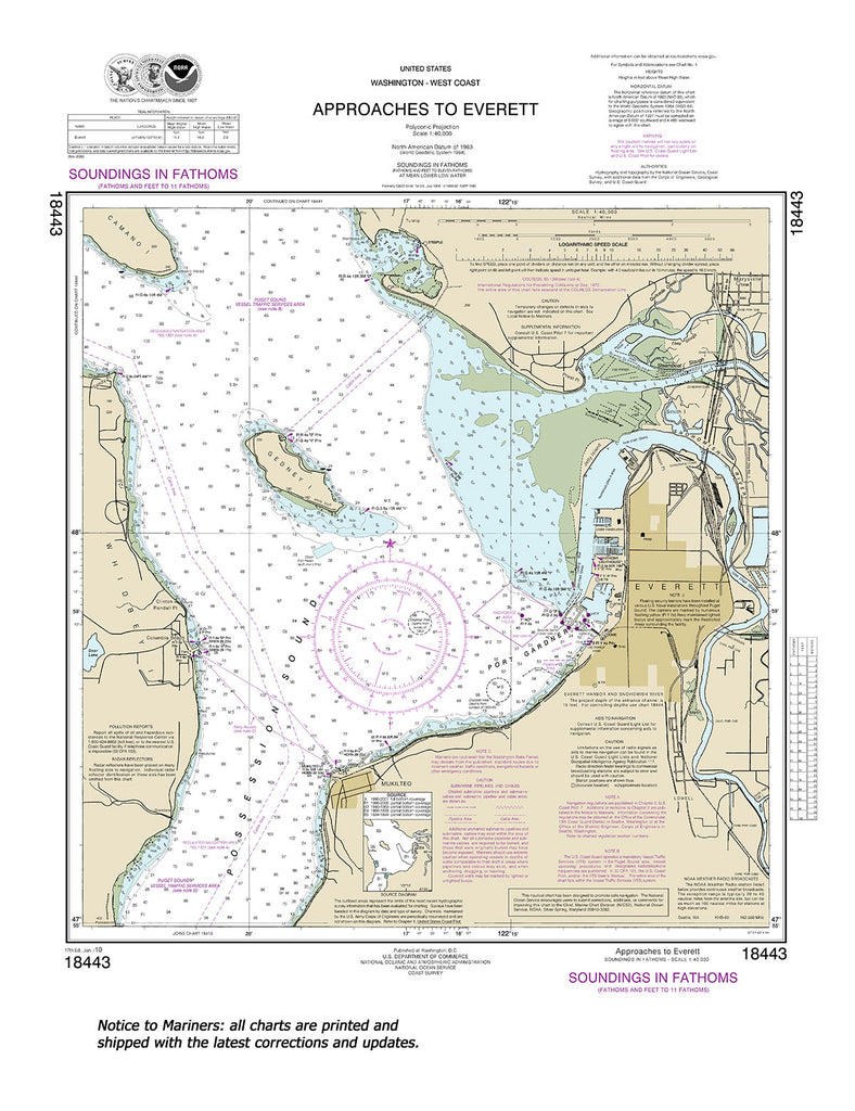 NOAA Chart 18443 - FrugalNavigator.com