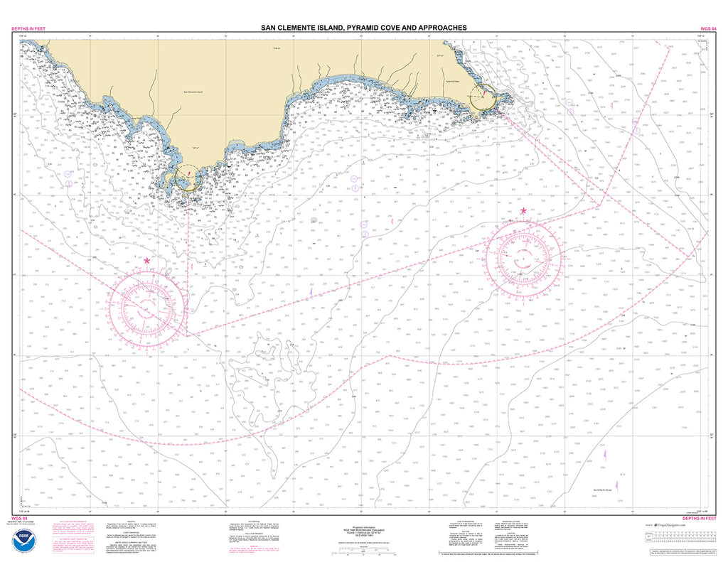 NOAA Chart 18764 - FrugalNavigator.com